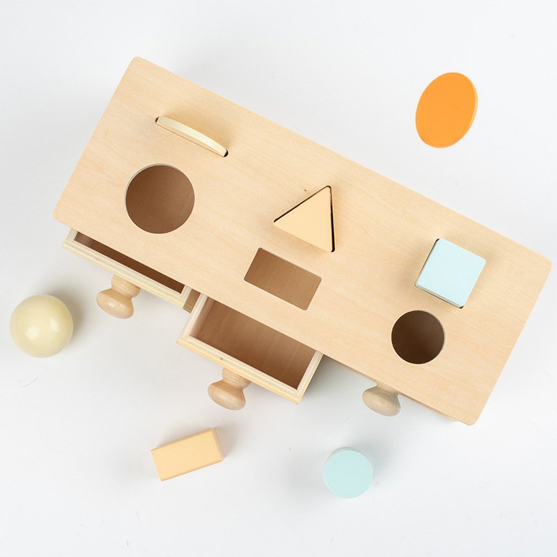 Shape Sorting Box with Drawers - Amazing Widea Toys