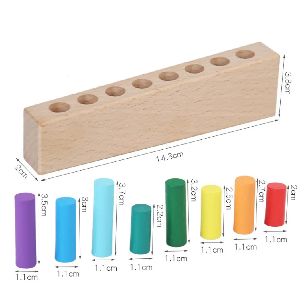 Montessori Puzzle Cylinder Blocks - Amazing Widea Toys