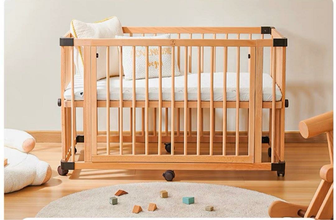 Baby Wooden Crib and Matt - Amazing Widea Toys